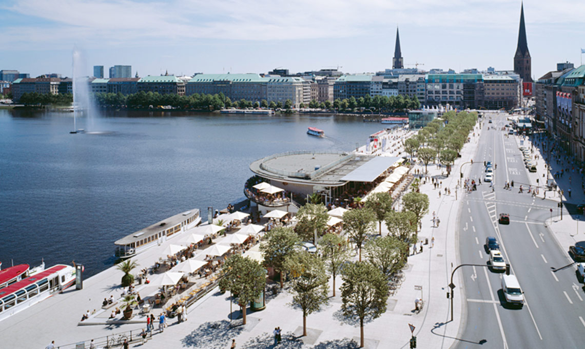 Lebendige Stadt - Jungfernstieg Hamburg